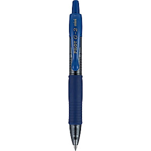 Pilot G2 Mini Gel Pen, Retractable, Fine 0.7 Mm, Assorted Ink and Barrel Colors, 4/Pack