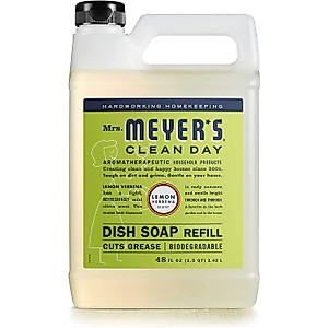 Mrs. Meyer's Dish Soap Variety, 1 Dish Soap, 1 Dish Soap Refill, Lemon Verbena, 1 CT
