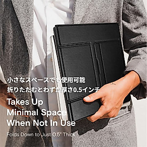 MOFT Z Invisible Thin Sit-Stand Desk, Portable, Ajustable Sit-Stand Angles, Compatible with Most Laptops