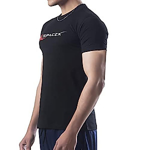 Elon Musk Space X Shirt – Space X Black T-Shirt for Men and Women (S)