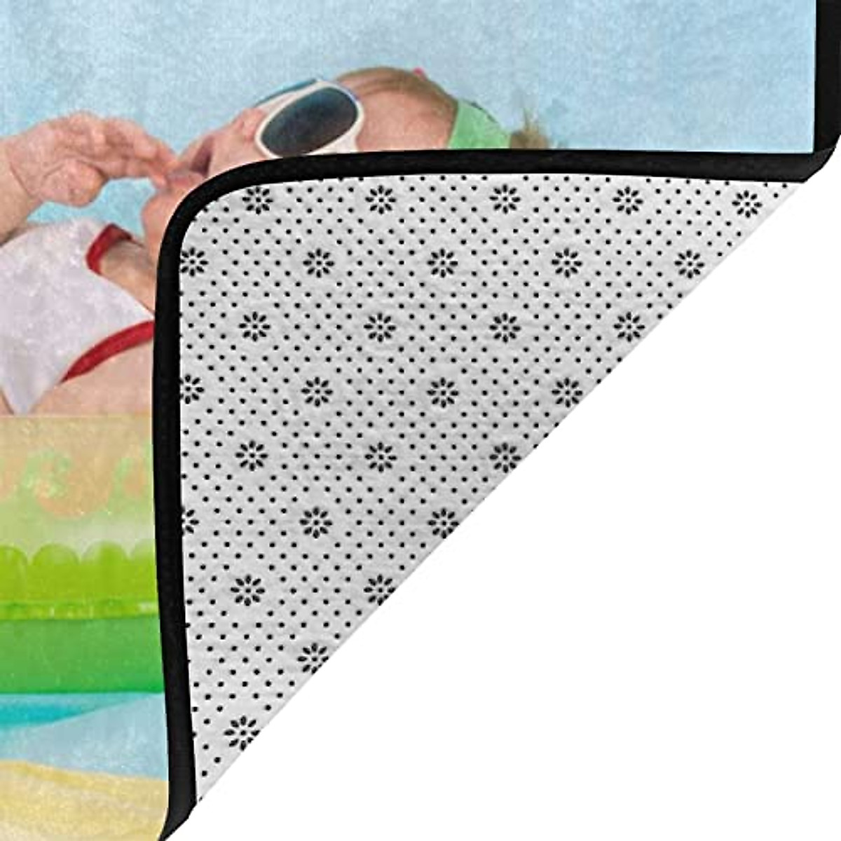 YSDBPAY Custom Rug Personalized Design Your Own Logo Text Image Area Rug Non-Slip Washable Door Mats for Front Door Indoor Home Garden Office Entry Welcome Decor (36 × 24)