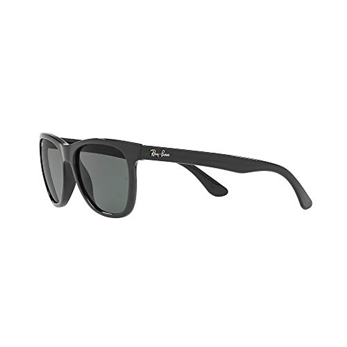 Ray-Ban RB4184 Square Sunglasses, Black/Green, 54 mm