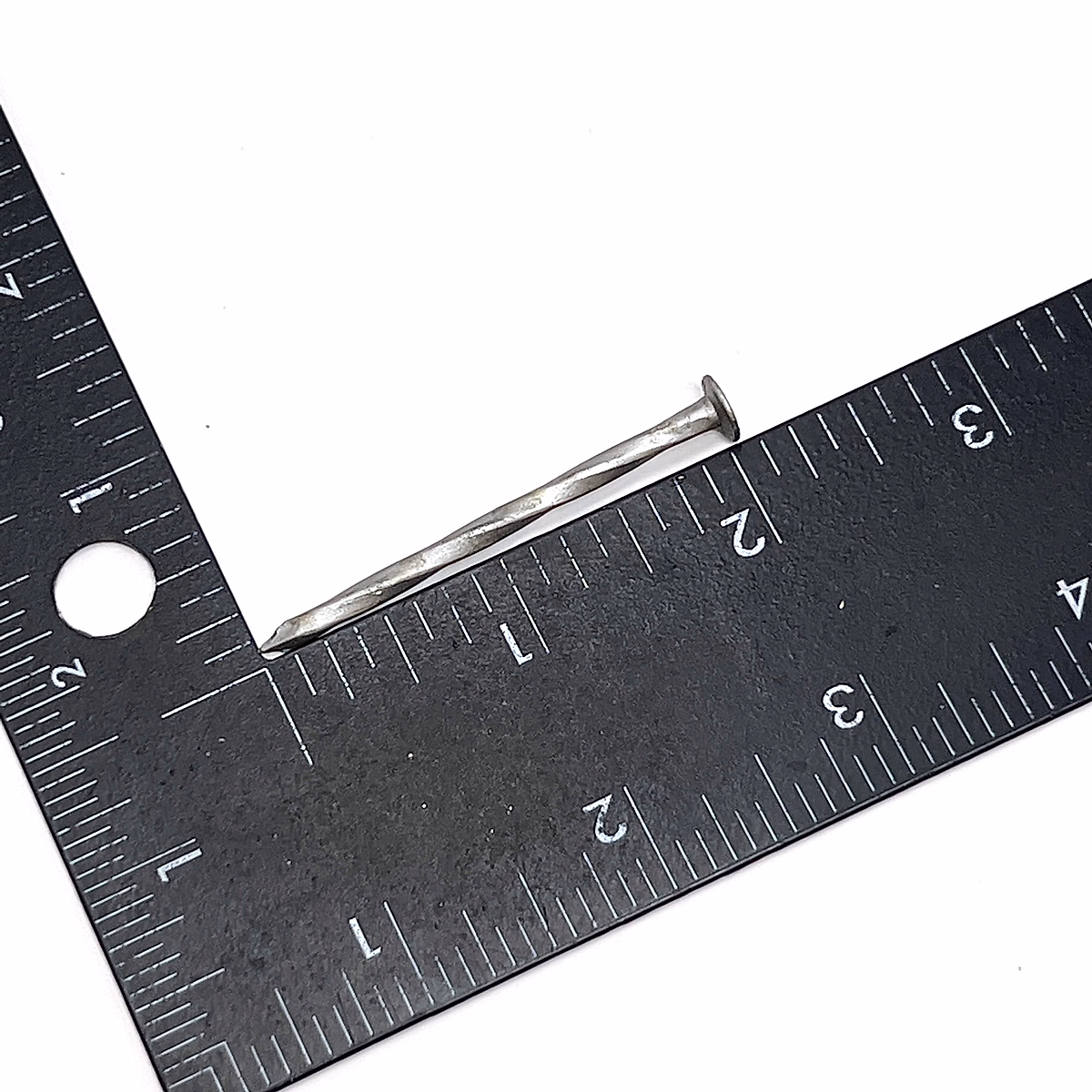 Huttig-Grip Fence Deck Nails 2 inches 6d for Wood Fencing HGN6OGSTDK1 Spiral Shank Outdoor Galvanized Finish, 1 lb Pack of 138 Nails