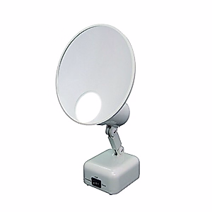 Floxite 15X Supervision Magnifying Mirror Light, Dove White