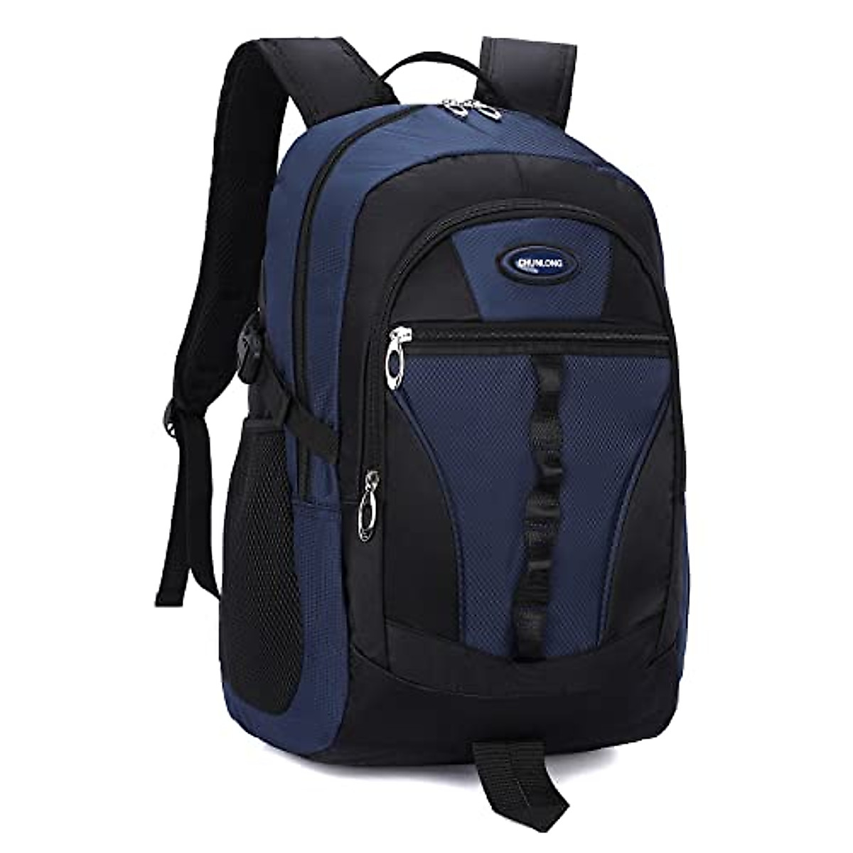 BEFUNIRISE Kids School Backpack For Boy And Girl,Large Capacity High Middle Elementary Primary Students Teens Sports Bookbag (Navy)