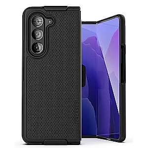 Encased DuraClip Series Samsung Galaxy Z Fold 5 Case with Belt Clip Holster, Black (2023 Release)