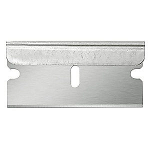 American Line Single Edge Razor Blades with Dispenser - 10-Pack - 0.009" Heavy Duty High Carbon Steel - For General Use and Industrial Applications- 66-0210