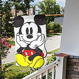 Mickey Mouse Garden Flag Home Outdoor/Indoor Yard Flag 12 X 18 Inch