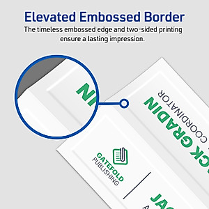 Avery Printable Large Tent Cards, Laser & Inkjet Printers, 50 Cards, 3.5 x 11 (5309)