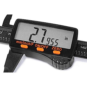WEN 10761 Electronic 6.1-Inch Digital Caliper with LCD Readout and Storage Case