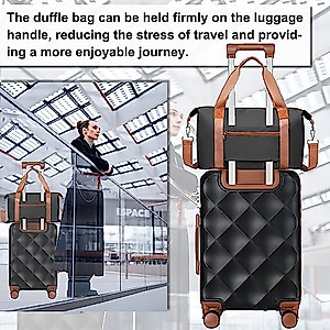 Somago Carry-On Hardside Lightweight 20-Inch Luggage Trolley Suitcase 4 Silence Spinner Wheels ABS, TSA Lock & Airline Approved