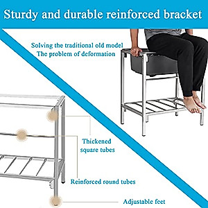 Stainless Steel Sink, 68 * 44cm Kitchen Home Sink, All-in-One Standing Utility Small Wash Basin 1 Compartment Hygienic Robust Sink for Outdoor Indoor Garage Kitchen Laundry