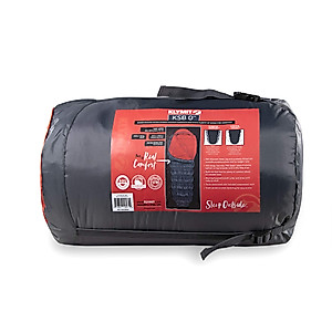 Klymit Wild Aspen Lightweight Dual Fill Mummy Sleeping Bag, Bag, 0°F Cold Weather Sleeping Bag for Camping, Hiking, and Backpacking, Gray, Large