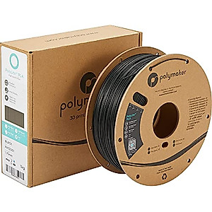 Polymaker PLA Filament Bundle, PLA 3D Printer Filament 1.75mm - PolyLite PLA Filament 1.75 PLA Bundle of 2, 2 Colors, Black/White