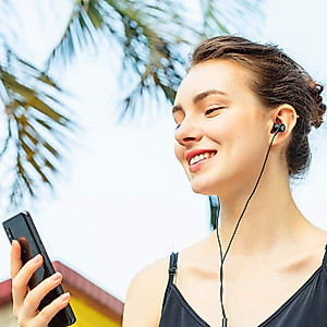 KLIM Fusion Earbuds with Microphone - New - Innovative: in-Ear with Memory Foam - Long-Lasting Wired Ear Buds - Earphones with Mic and 3.5mm Jack - Green