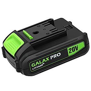 GALAX PRO DC-20V 1.3Ah Lithium Ion Battery Pack, Replacement Battery for GALAX PRO Cordless Drill & Power Tools
