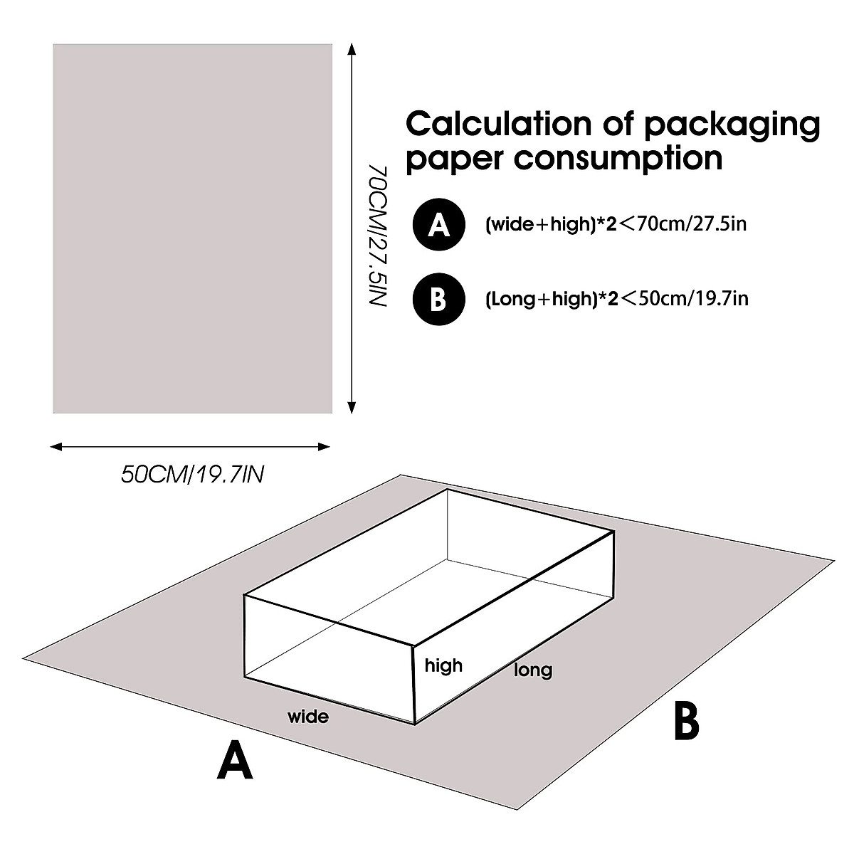 Prasacco Wrapping Paper Birthday Wrapping Paper Sheets-Recyclable Birthday Gift Wrap Set with Tag String-Eco Gift Wrapping Paper