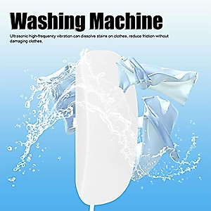 Mini Portable Ultrasonic Automatic Electric Washing Machine Washer Laundry Household Small Ultrasound Turbo Travel Washer