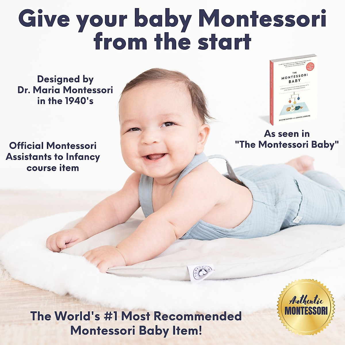 The Topponcino Company | Extra Cover Only | Insert Sold Separately | Fits All Topponcinos from The Topponcino Company | 100% Natural Cotton | Machine Washable (Grey)