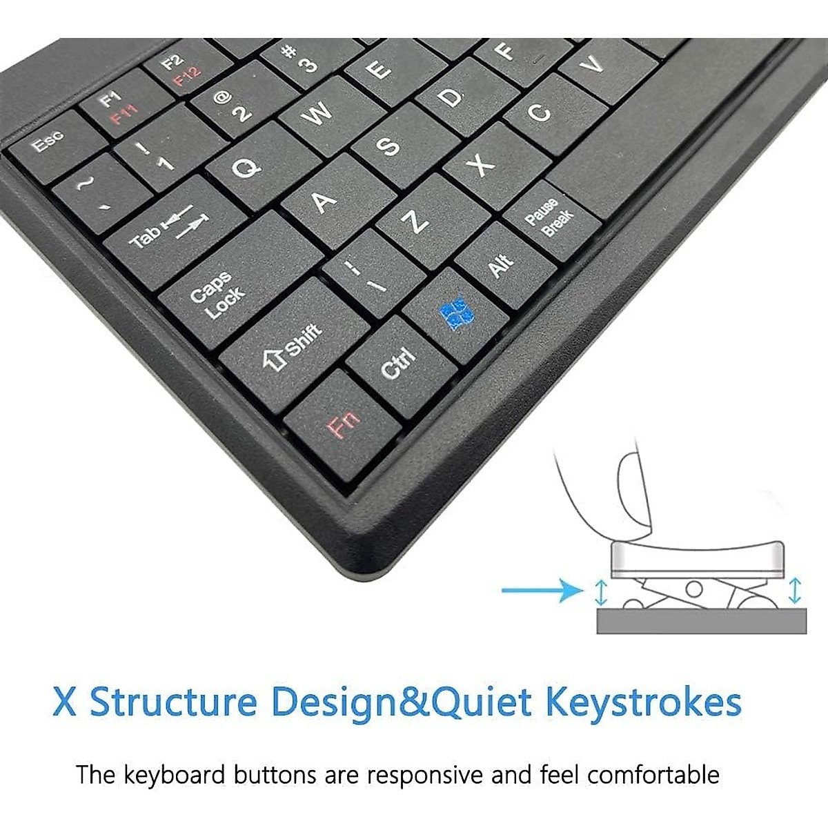 CUQI USB Mini Keyboard,DIY Experiment Mini Keyboard Gaming,USB Interface for Android TV Box,Windows PC,Raspberry Pi,Windows 10/8/7