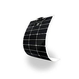 HIMINO 120 Watt Flexible Solar Panel Kit, 18 Volt Monocrystalline Semi-Flexible Bendable Mono Off-Grid Charger for Car, RV, Boat, Cell Phone & More