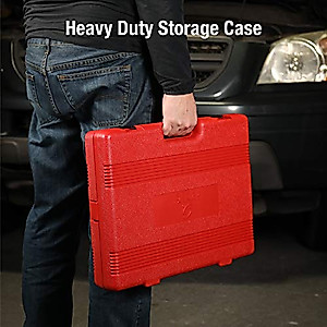 Sunex 2568, 1/2 Inch Drive Master Impact Socket Set, 43-Piece, SAE, 3/8 Inch - 1-1/2 Inch, Standard/Deep, Cr-Mo Alloy Steel, Radius Corner Design, Dual Size Markings, Heavy Duty Storage Case