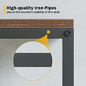 CubiCubi L Shaped Desk with Shelves, 59.1 Inch Corner Computer Desk, Home Office Gaming Writing Workstation with Large Non-Woven Drawer, Deep Brown