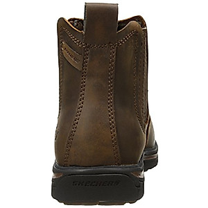 Skechers Men's Relaxed Fit Segment - Dorton Boot,Dark Brown,10.5 M US
