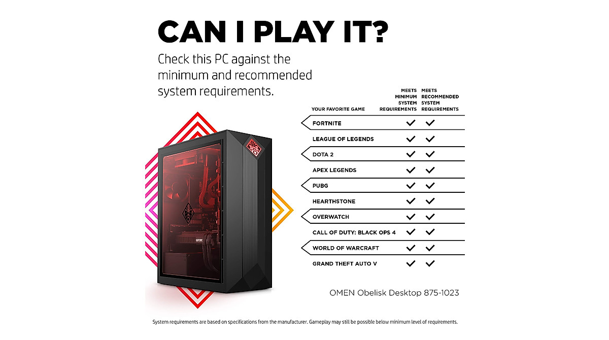 Omen by HP Obelisk Gaming Desktop - Powerfull Intel i9 & RTX 2080