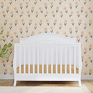 DaVinci Emmett 4-in-1 Convertible Crib in White, Greenguard Gold Certified