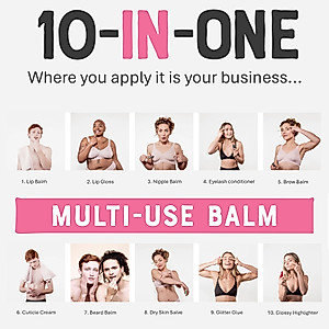 Dr. Lipp Original Nipple Balm 0.27 fl oz/8ml – 10-in-ONE Multi-Purpose Moisturizer for Dry Skin, Lips, Hair, Cuticles & More – 100% Natural Lanolin Nipple Cream & Lip Balm – Fragrance & Cruelty Free