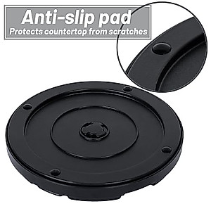 Haiyouneer Kitchen Utensil Holder for Countertop 360° Rotating Utensil Caddy Extra Large Utensil Crock Cooking Utensil Holder for Kitchen Counter