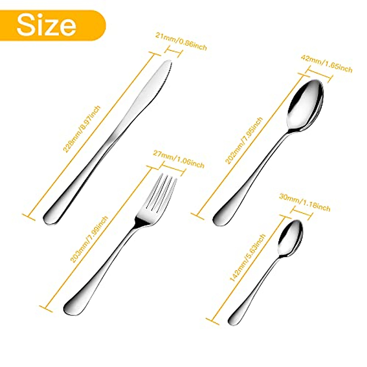 MJIYA Dinner Forks Silverware Set, Dominion Heavy Duty Forks, Stainless Steel Salad Forks Multipurpose Use for Home, Kitchen or Restaurant (MIX)