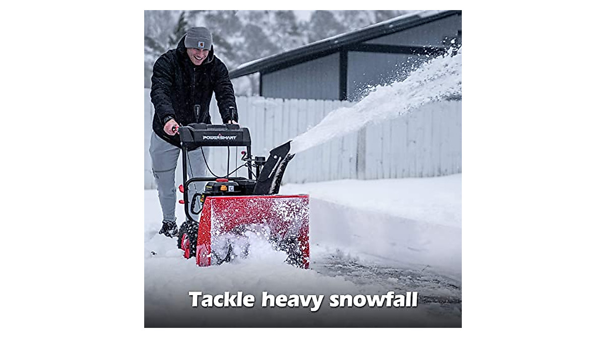 PowerSmart 24-Inch Gas Snow Blower with Electric Start