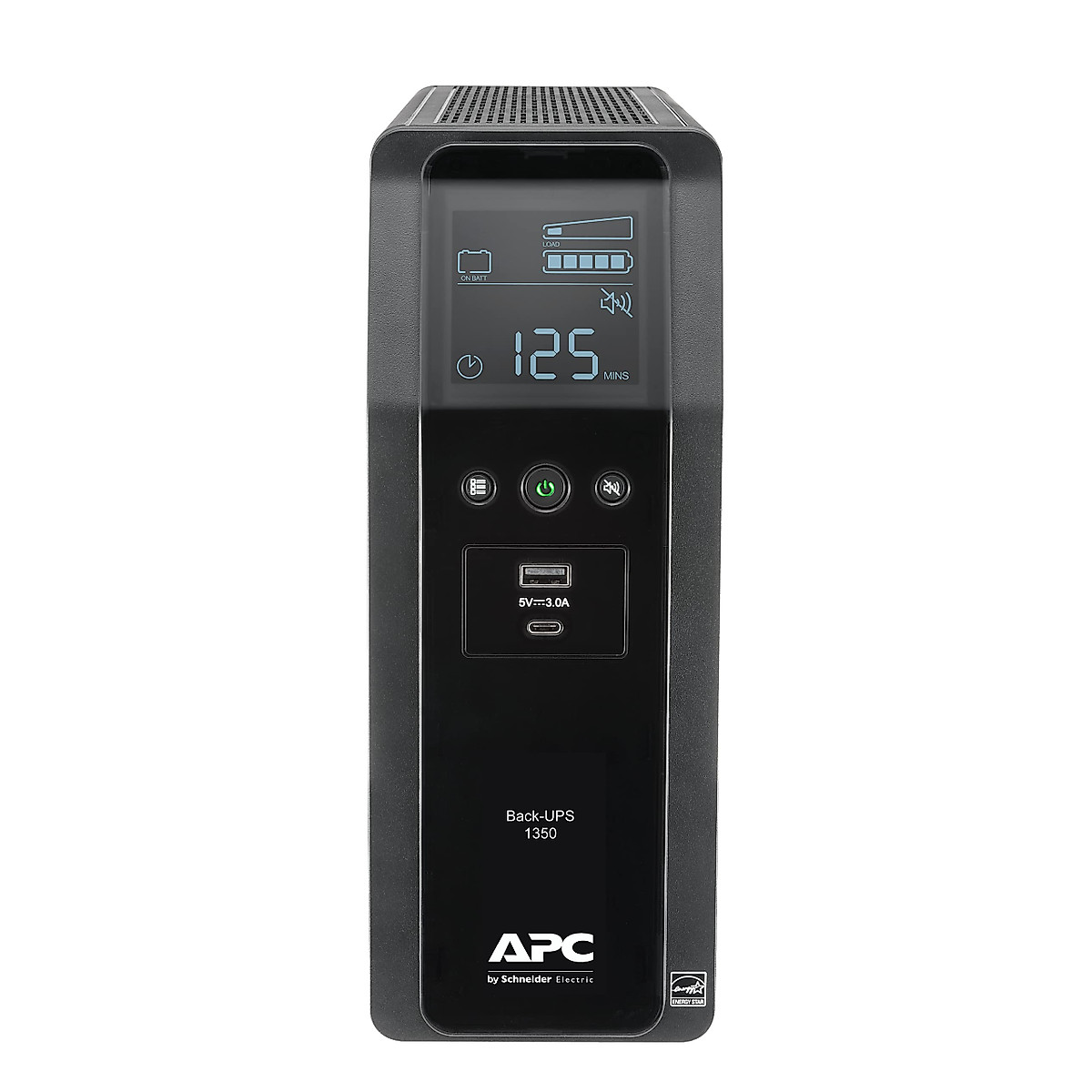 APC BN1350M2 Back-UPS PRO BN Series Battery Backup System, 10 Outlets, 1,350 VA, 1,080 J