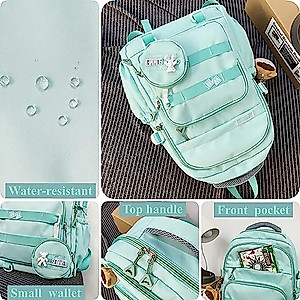 H HIKKER-LINK Water Resistant Laptop Backpack for Women 15.6 inch Causal Daypack for Daily Purple