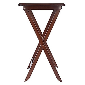 Winsome Oversize Snack Table Set, Walnut