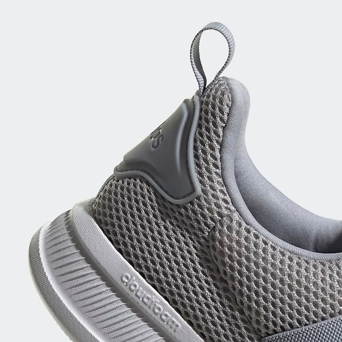 adidas mens Lite Racer Adapt 4.0 Running Shoes, Halo Silver/Grey/White, 7.5 US