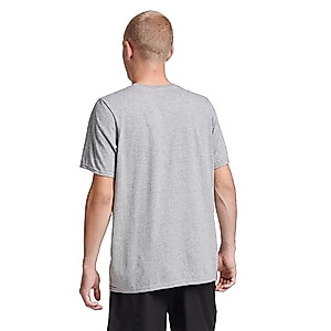 Russell Athletic Mens Dri-power Cotton Blend Short Sleeve Tees, Moisture Wicking, Odor Protection, Upf 30+, Sizes S-4x T-Shirt, Oxford, 3X-Large US