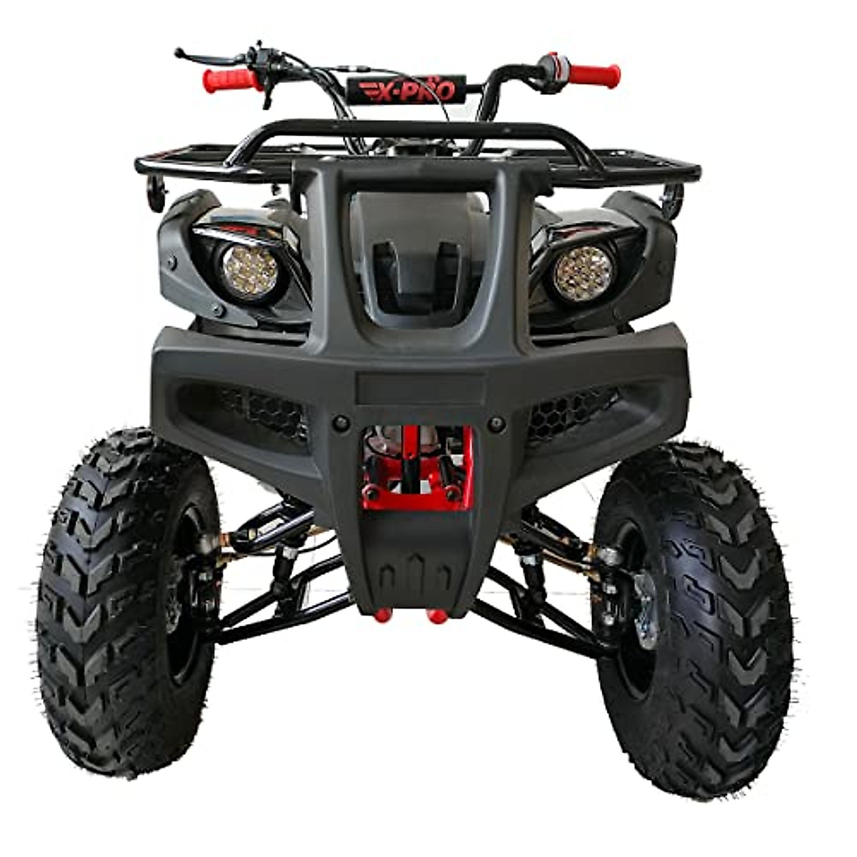 X-PRO 200 ATV Quad 4 Wheelers Utility ATV Full Size ATV Quad Adult ATVs Big Youth ATVs for Sale(Black)