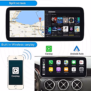 12.3inch Android HD1920 Screen Upgrade Display Monitor Multimedia CarPlay for Mercedes Benz GLA/CLA/A X156/C117/W176 (2016-2018) NTG5