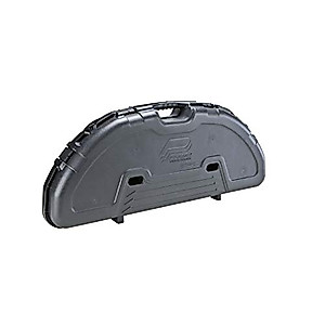 Plano Protector Compact Bow Case, Black, Hard Bow Case, Holds up to Five Arrows, Anti-Crush Archery Storage and Protection