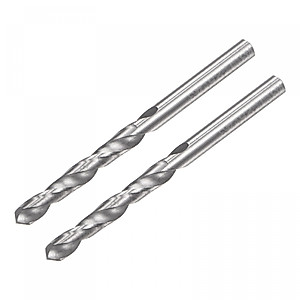 uxcell Solid Carbide Drill Bits, 3.1mm C2/K20 Tungsten Carbide Jobber Drill Bits Straight Shank Drilling Tool for Stainless Steel Aluminum Iron Metal Plastic 2pcs