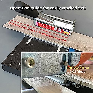 MantisTol LVP-230 8.9" (227mm) Vinyl Plank Cutter with 10 inch Contour Gauge and 3 pcs slotting blades. Best Buy !