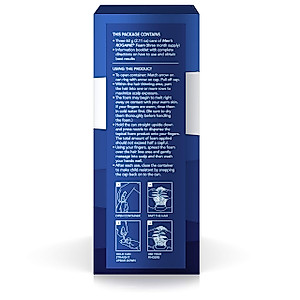 Men's Rogaine 5% Minoxidil Foam for Hair Loss and Hair Regrowth, Topical Treatment for Thinning Hair, 3-Month Supply ( Pack of 3)