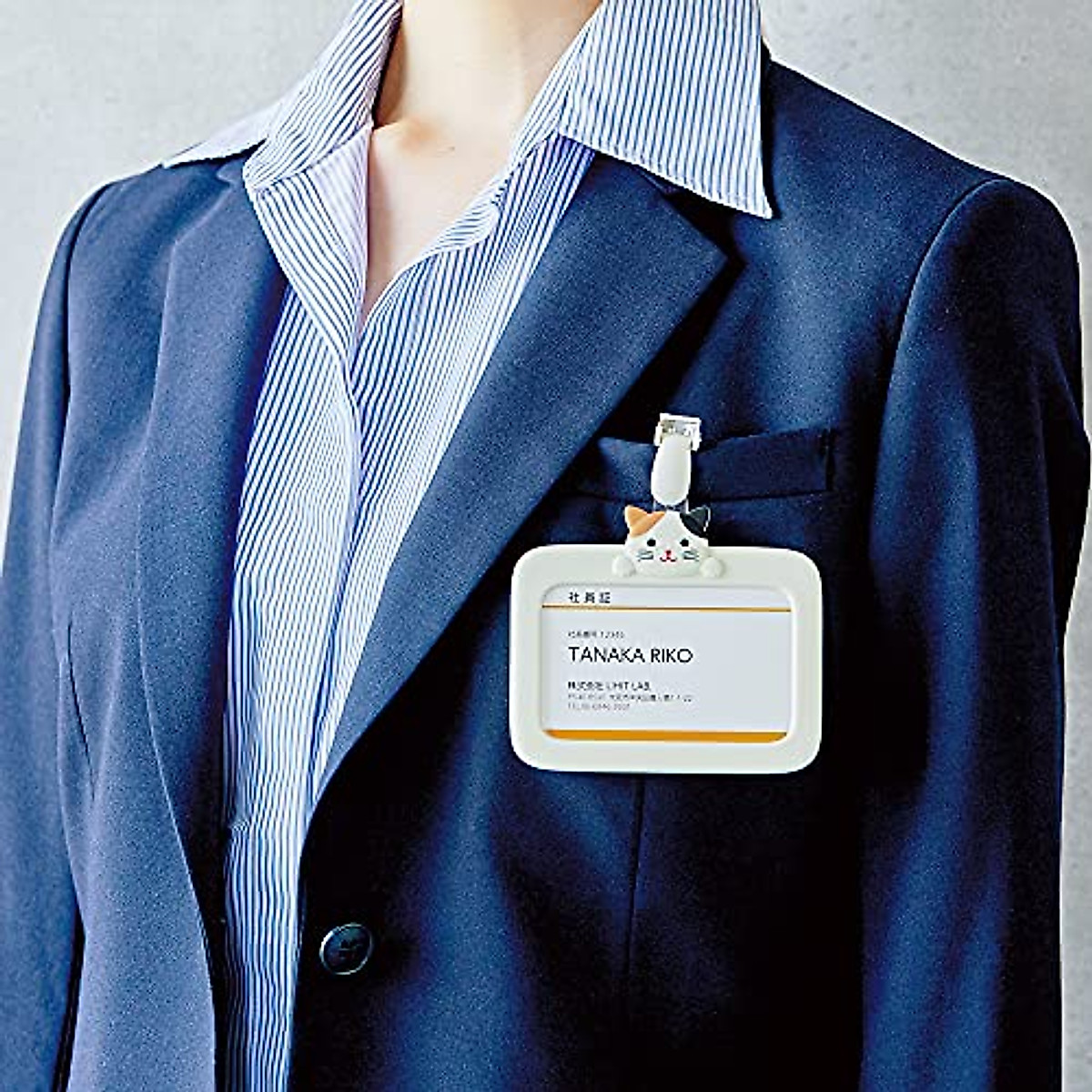 Lihit Lab A7804-18 SMARTFIT Puni-Labo ID Card Holder, Pug