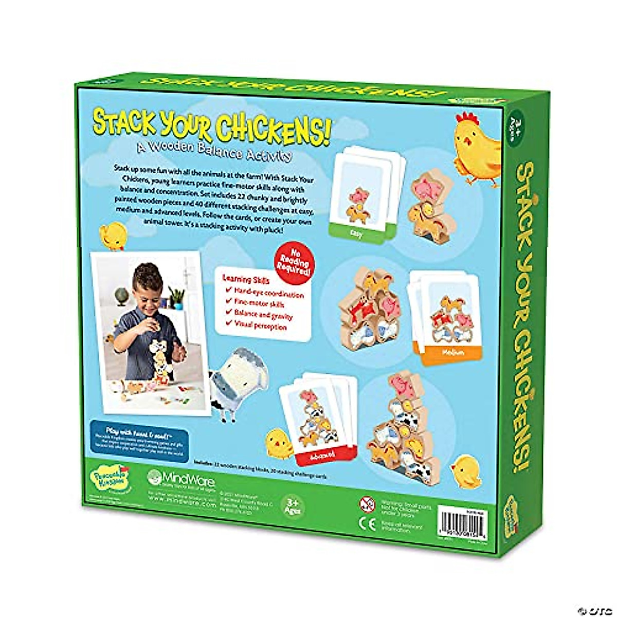 Peaceable Kingdom Stack Your Chickens Stacking Game