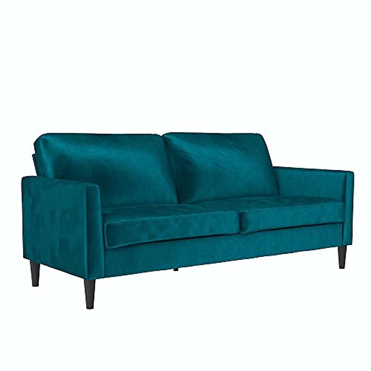 Mr. Kate Winston Sofa with Pocket Coils, Green Velvet