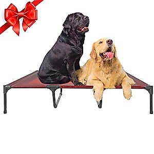 suddus Elevated Dog Beds Waterproof Outdoor, Portable Raised Dog Bed, Dog Bed Off The Floor, Dog Bed Easy Clean Indoor or Outdoor Use, Multiple Sizes
