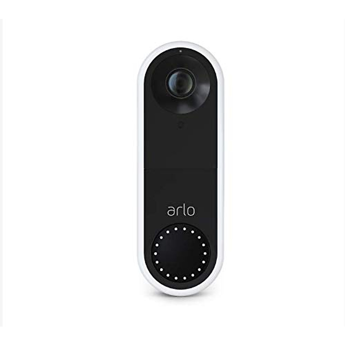 Arlo Essential Wired Video Doorbell - HD Video, 180° View, Night Vision, 2 Way Audio, DIY Installation (wiring required), Security Camera, Doorbell Camera, Home Security Cameras, White - AVD1001